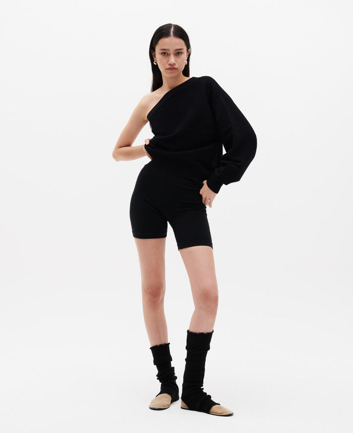 BALATI WOOL BIKER | BLACK | NAGNATA