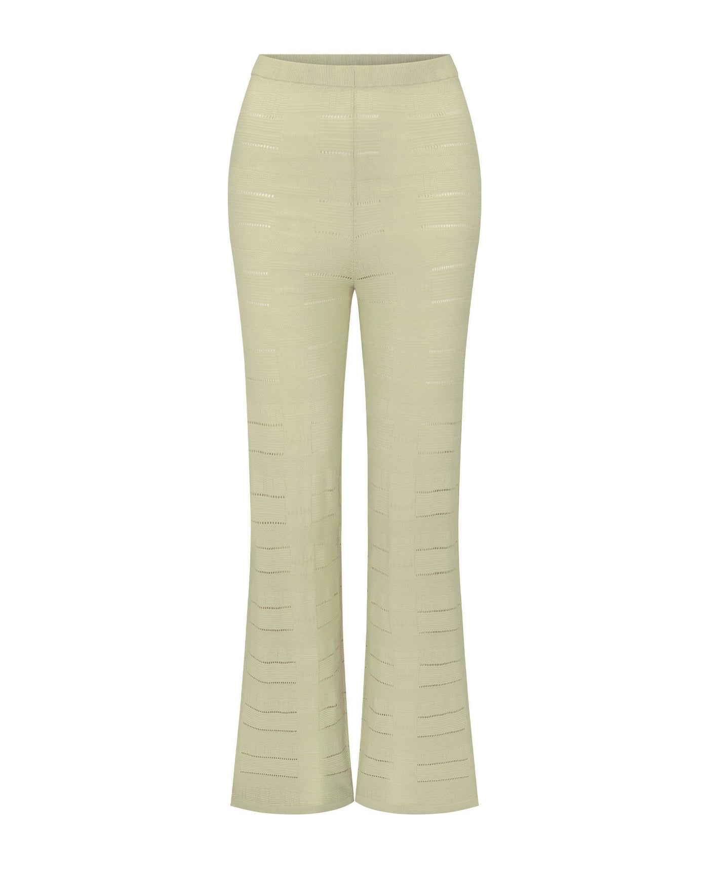 SEDA SILK CHECK PANT | PISTACHIO | NAGNATA