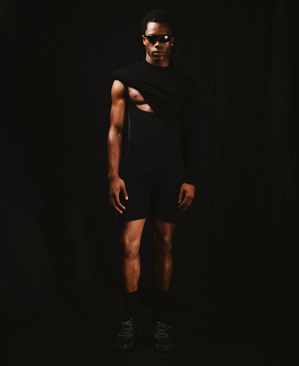 BALATI WOOL BIKER | BLACK | NAGNATA