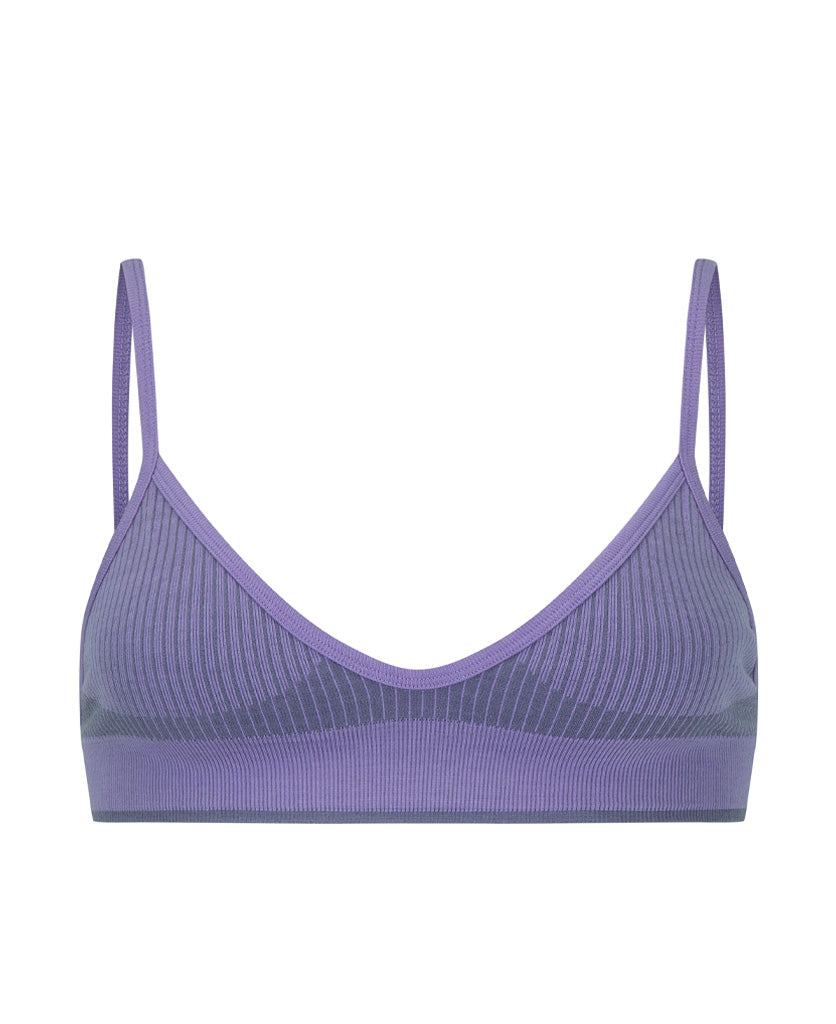 TRI WOOL BRALET | IRIS | NAGNATA