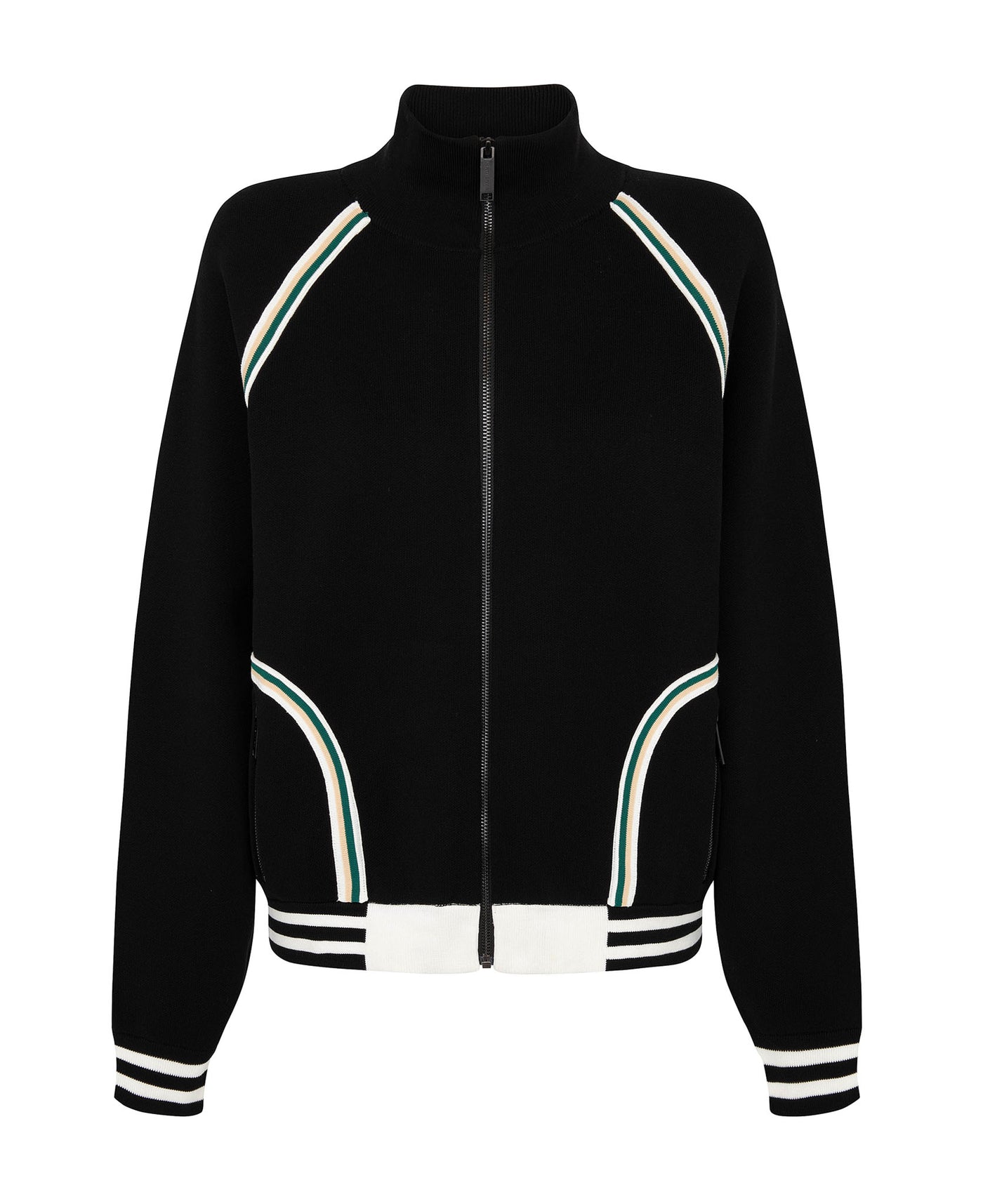 Motley Track Jacket - Black | NAGNATA